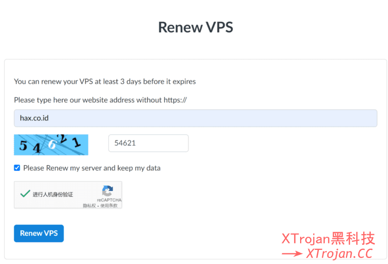 Hax VPS 白嫖教程 - XTrojan黑科技