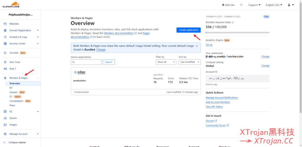 使用 CloudFlare Workers 搭建自己的优选测速地址 - XTrojan黑科技