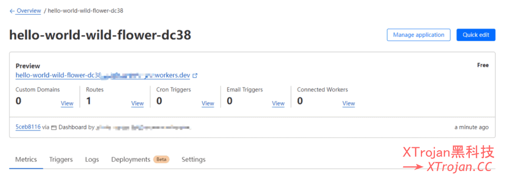 使用 CloudFlare Workers 搭建自己的优选测速地址 - XTrojan黑科技