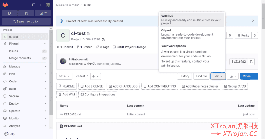 通过 GitLab 在线平台，手搓 Clash Meta 节点配置文件并生成订阅地址的图文教程 - XTrojan黑科技